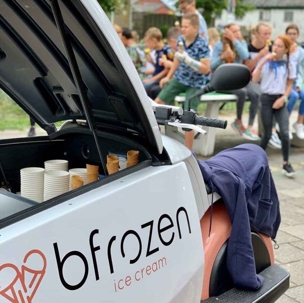 IJskar huren incl. ijscoman va. €150 | 100% elektrisch | 50 smaken